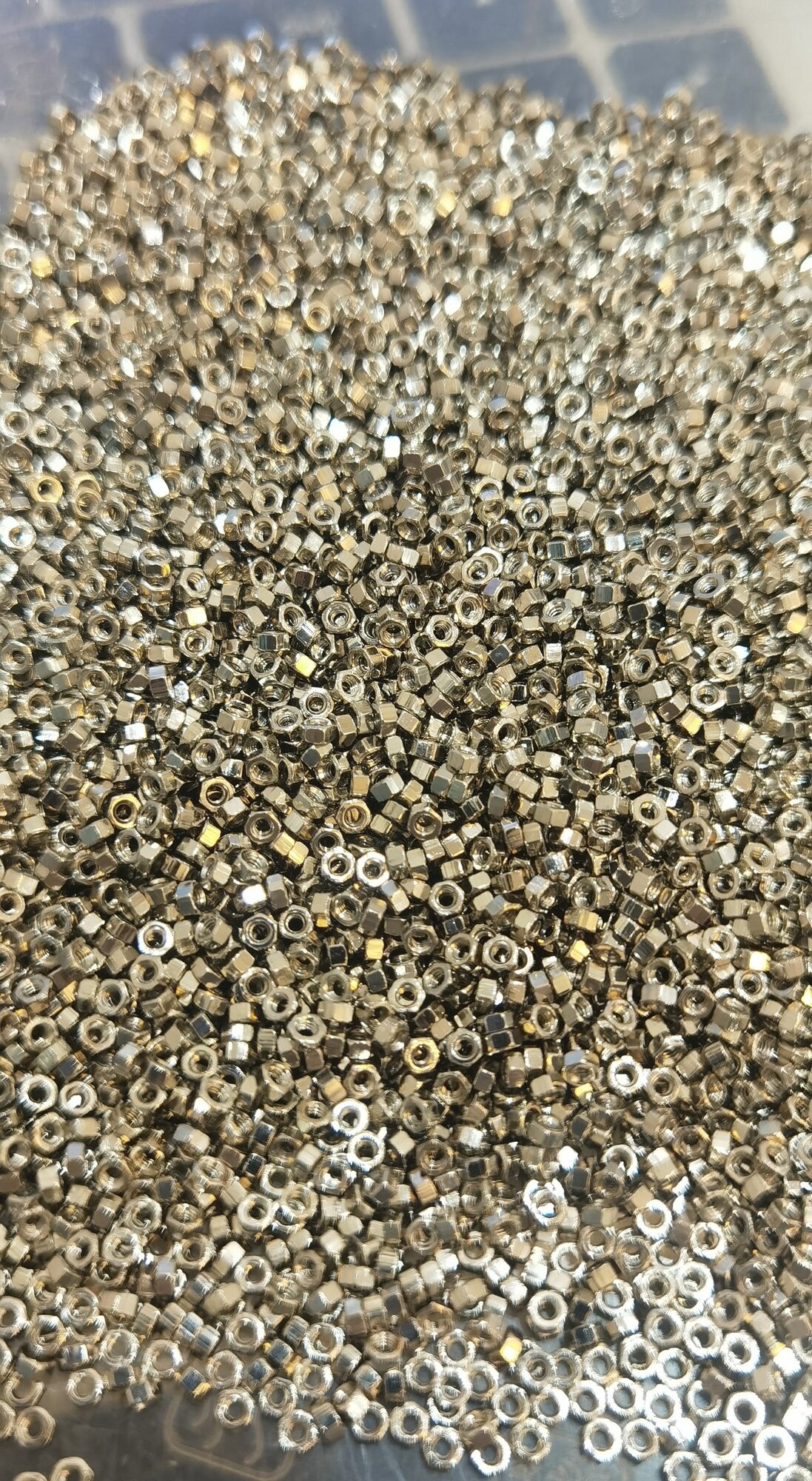 Мини-шестигранная гайка из нержавеющей стали M2.5 (100шт)