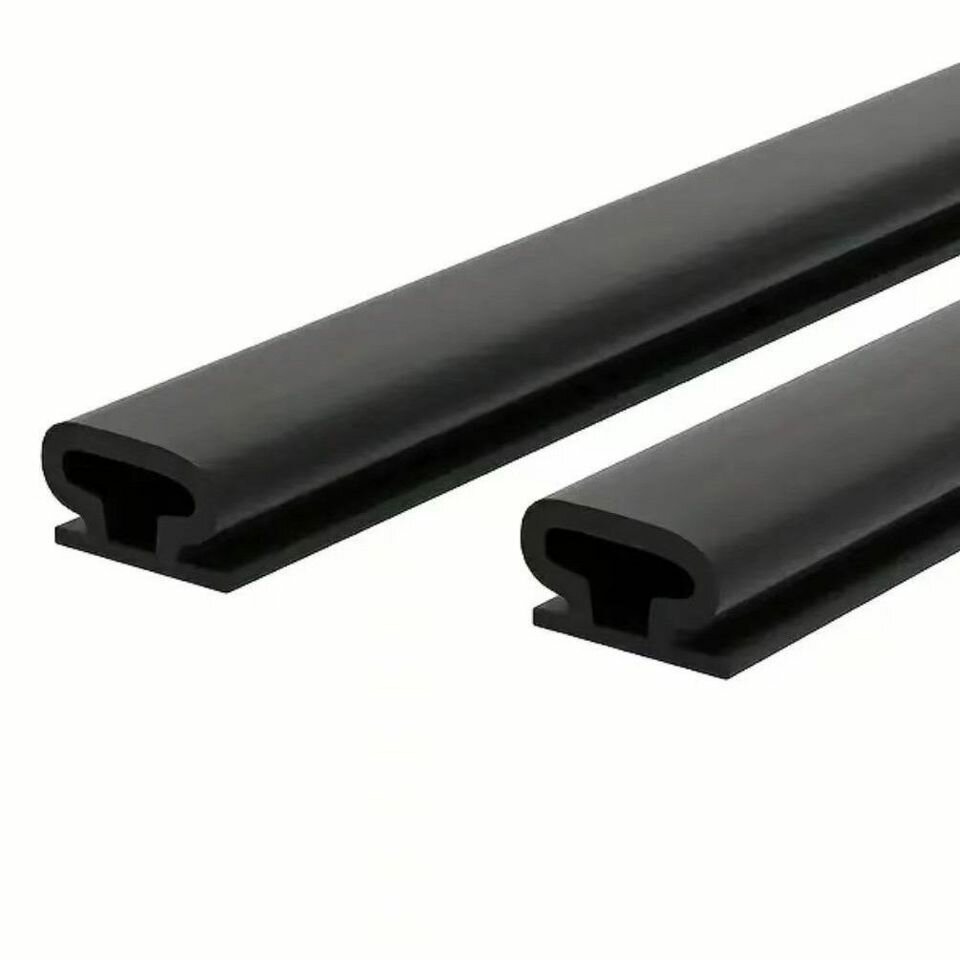 Уплотнитель силиконовый, для дверей и окон, 10мм, черный, 1 шт