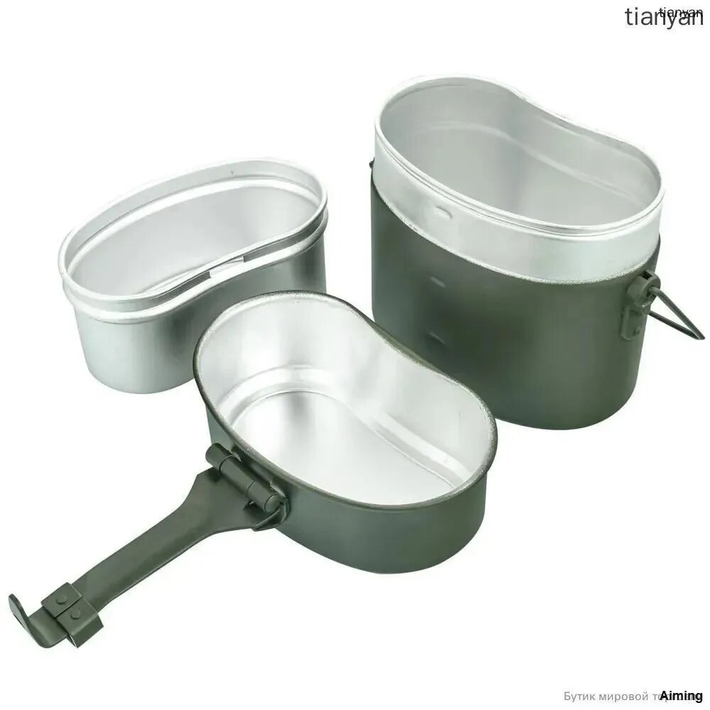 Котелок солдатский Бундесвера, 1500 мл.