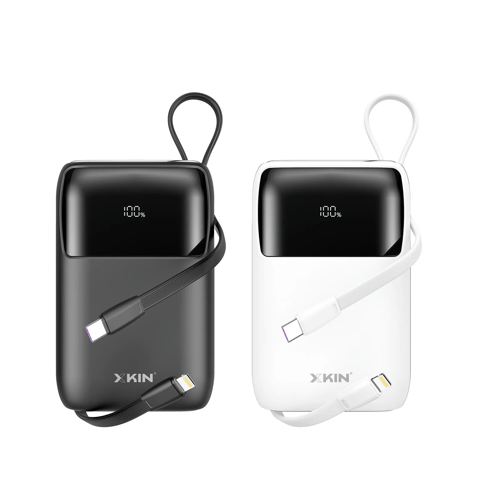 Портативный аккумулятор XKIN Ultra Fast XK-PB2039 [20000 мАч, встроенные кабели]