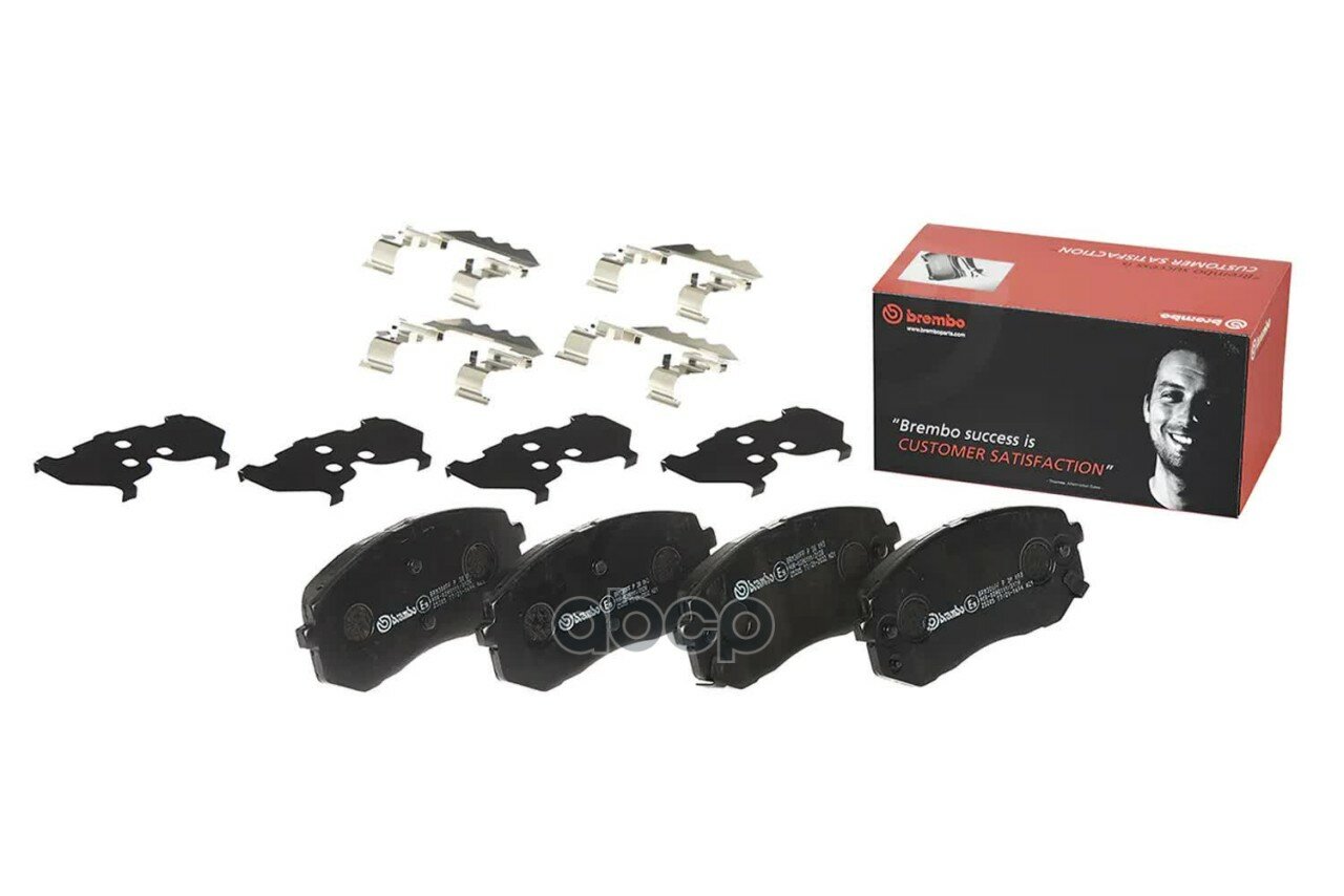 Колодки тормозные KIA OPTIMA 09/15 перед P30093 Brembo арт. P30093
