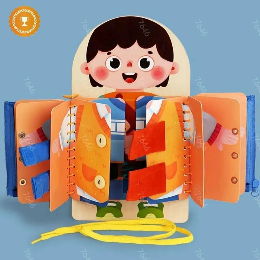 GM Обучающая игра для детей от 1 года до 3 лет, развитие логики и бытовых навыков, цветной