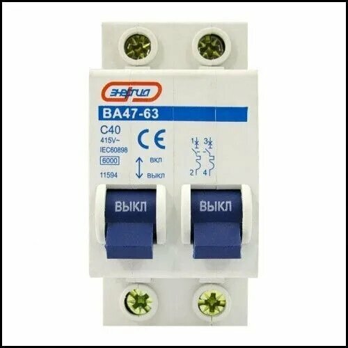 YanDou Автоматический выключатель 40А 2