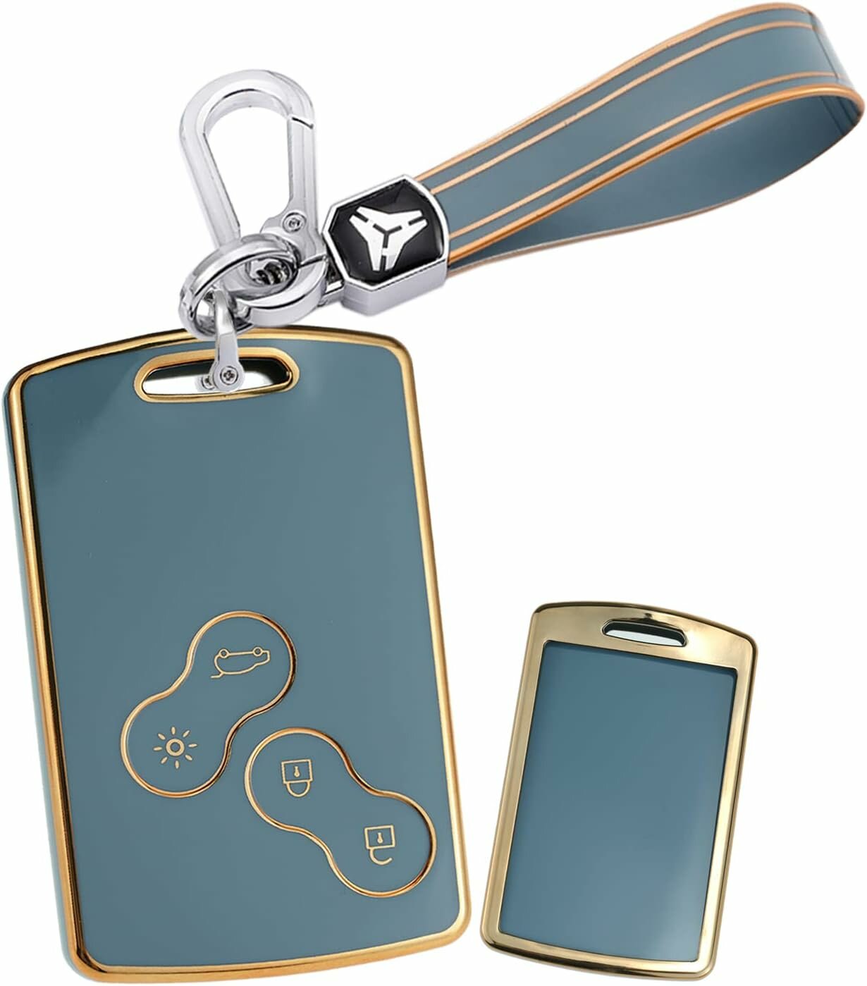 Чехол-брелок для Renault Duster Captur Clio Logan Megane 1 2 3 Koleos Scenic Nema Fluence Zoe Чехол для смарт-ключа для