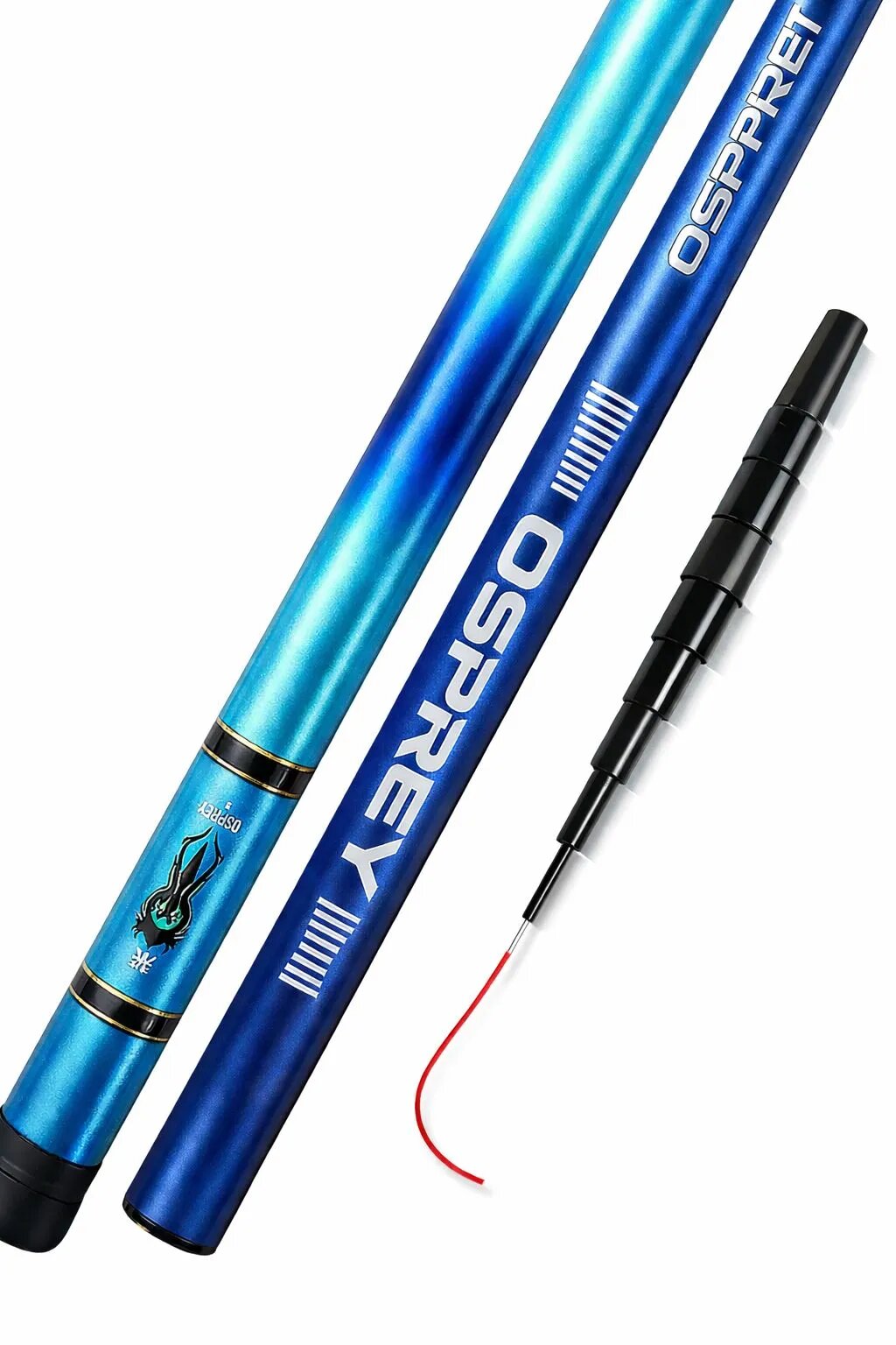 Удочка для рыбалки летняя 630 см Набор для рыбалки Маховое удилище телескопическое