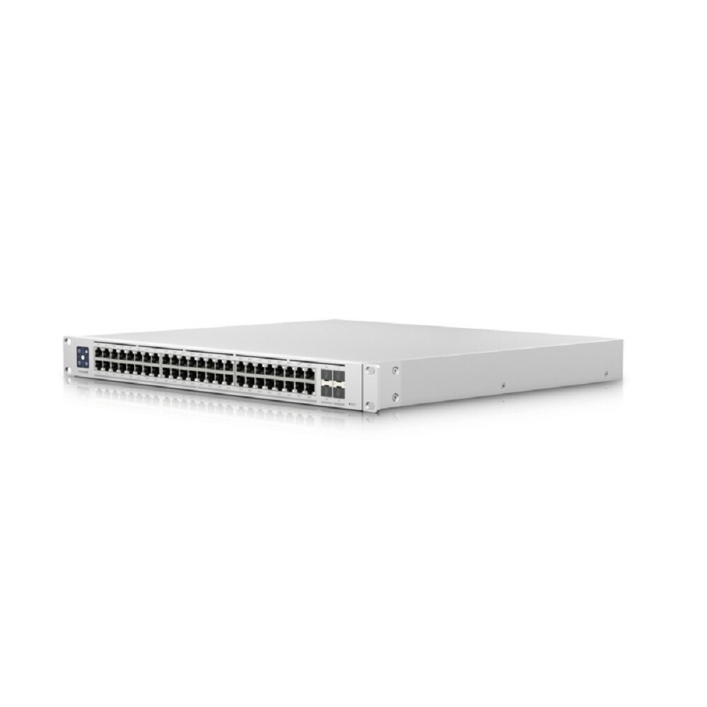Коммутатор PoE USW-ENTERPRISE-48-POE Ubiquiti Веб-интерфейс 52 портов 10000 Мбит/сек