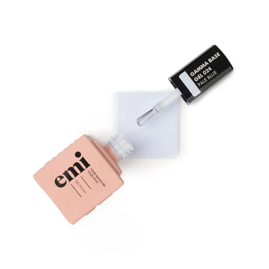 EMI, Базовое покрытие Gamma Base Gel №024 Pale blue, 15 мл