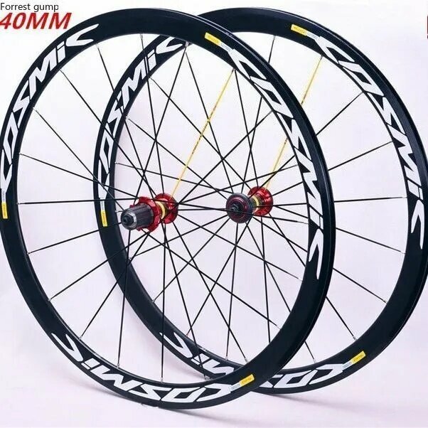 Аэродинамические колеса Cosmic Elite 700C 40мм дисковый тормоз (6-болт) TA втулка 120T 24H (черная втулка)