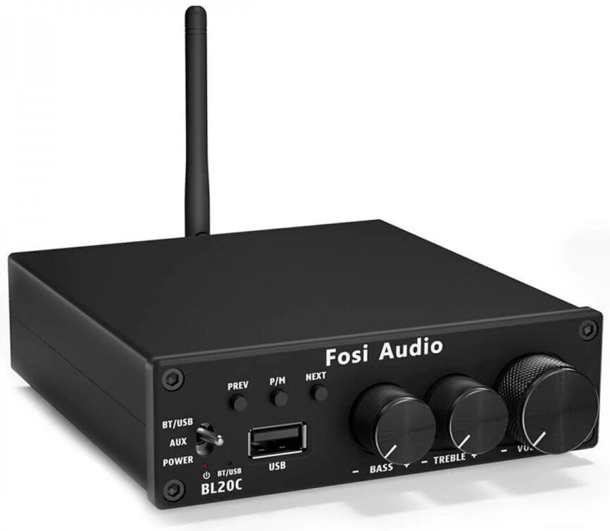 Fosi Audio BL20C, серый, стацианарный усилитель и ЦАП