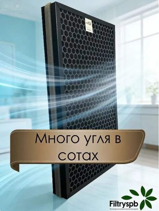 Фильтр A341 для Boneco P340 (HEPA + угольный), черный, для очистителя воздуха