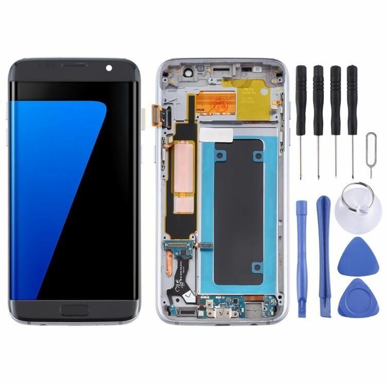 OLED ЖК-экран для Samsung Galaxy S7 Edge / SM-G935F дигитайзер полный сборки с рамкой