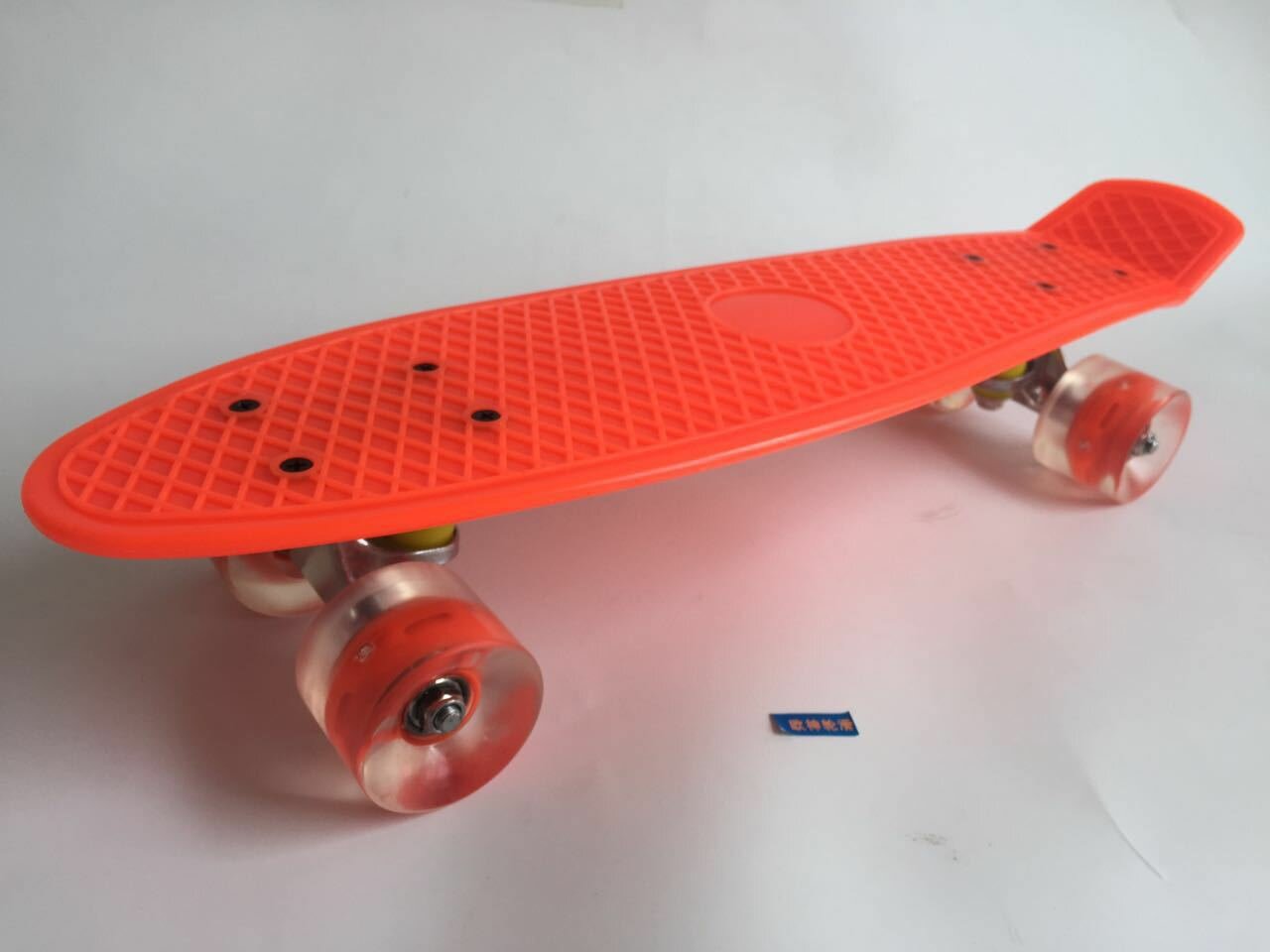 Ев Шен пластиковая рыбка скейтборд для юношей, желтый 22 дюйма, 4 колеса, легкий пластиковый доска для уличного катания