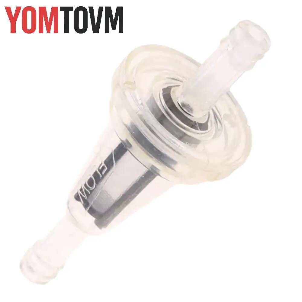 Материал пластик для мотоцикла Yamaha Suzuki Kawasaki, снегоход, квадроцикл UTV, универсальный бензиновый топливный фильтр для мотоцикла