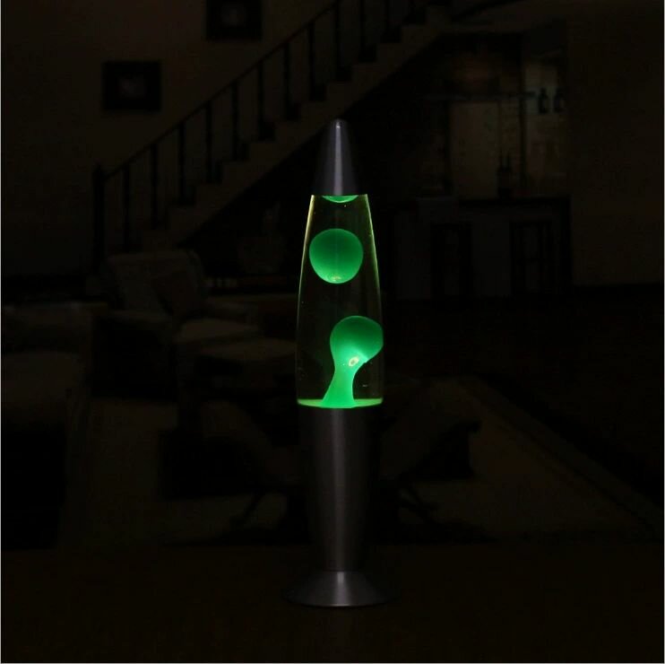 1. Заголовок (Title) Лава-лампа (жидкостная лампа) Jambo с металлическим основанием, для интерьера гостиной и спальни