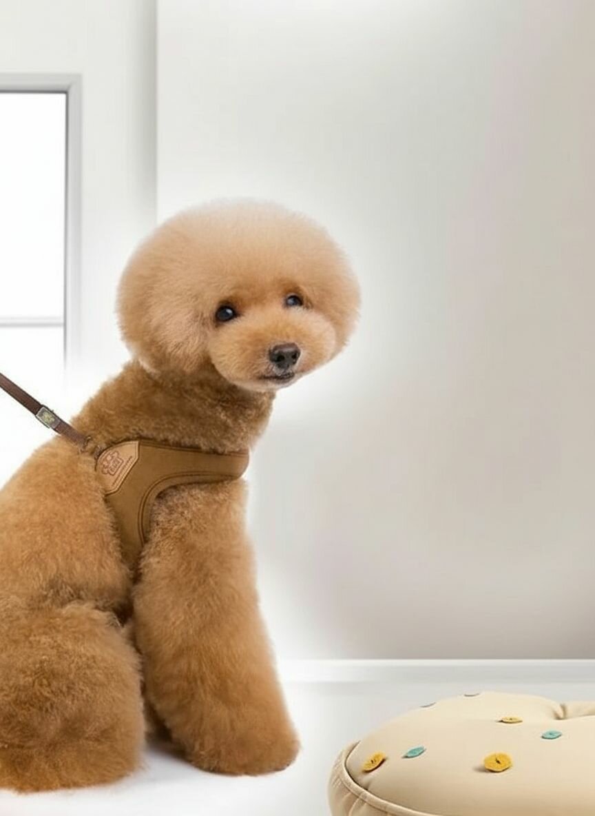 Шлейка для собак и кошек с поводком амуниция для прогулки АлеНат