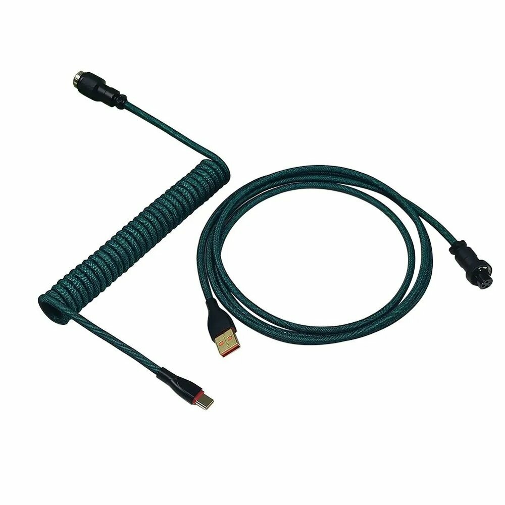 Milochic Кабель для компьютерной периферии, 1.2 м, зеленый