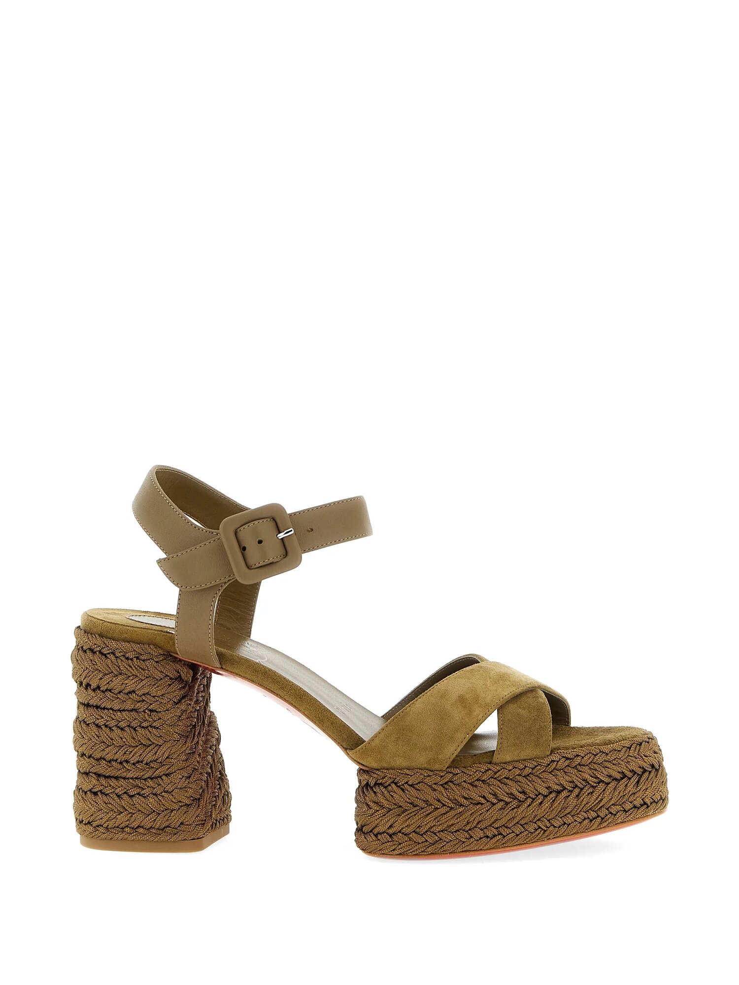 Эспадрильи Crossed bands braided espadrilles