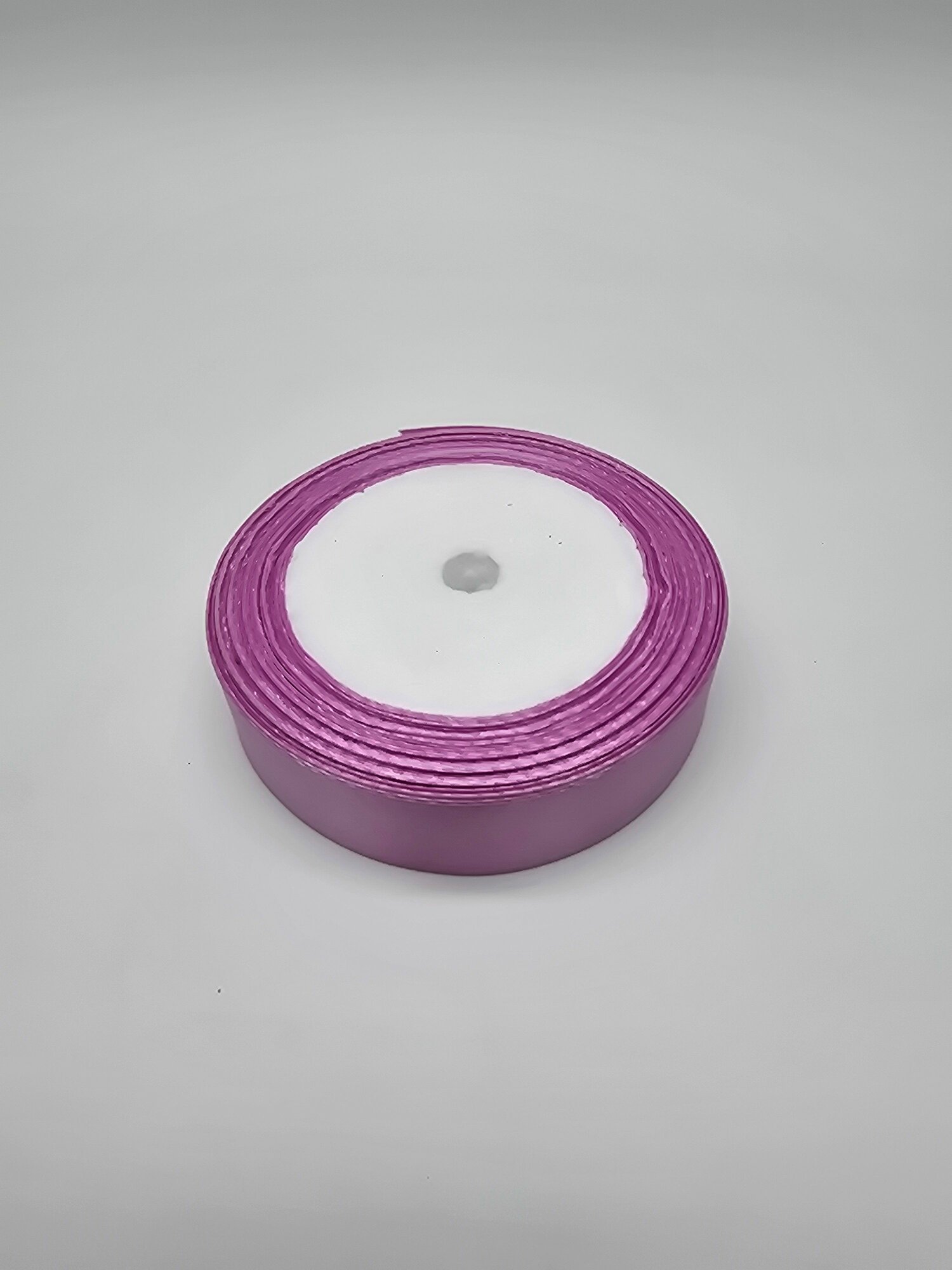 Лента атласная, сиреневый светлый, 20 мм/25 ярдов, для шитья, упаковки подарков и декора