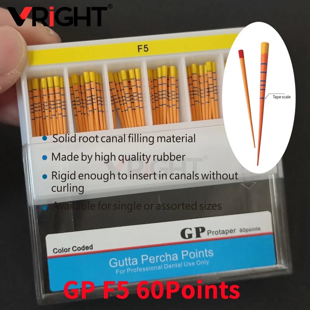 Gutta Percha Points GP F5 60 Points, Цвет: GP-F5-Mark