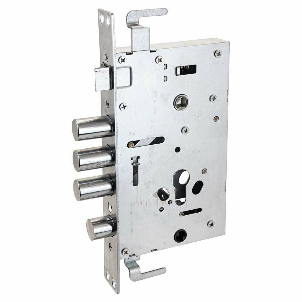 Замок врезной Аллюр, ЗВ1-08А-C AТМ-R, 7 935, без ручки, цилиндровый, правый, для китайских дверей, хром