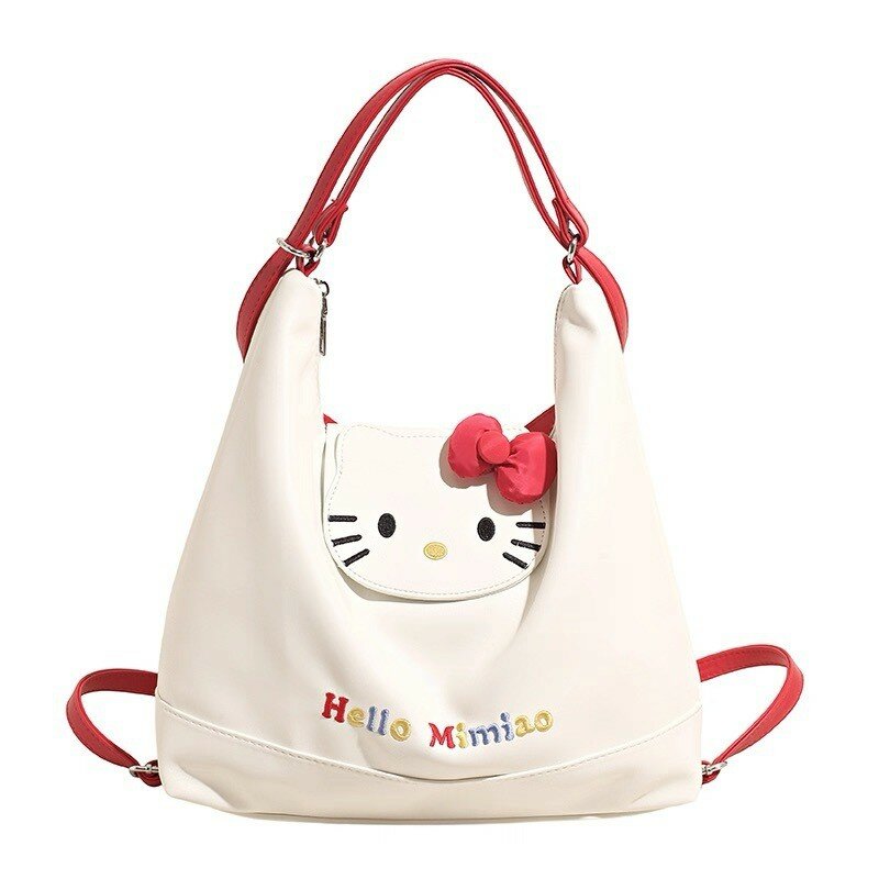 Large capacity pu tote bag for girls women daily carry essentials white