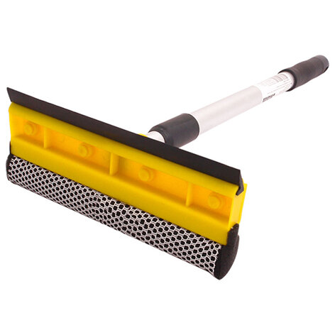 Стекломой WS-06 (с телеск. алюм. ручкой), размер щетки:20см, длина:45-78см (310406) Пластмасса Рыжий кот