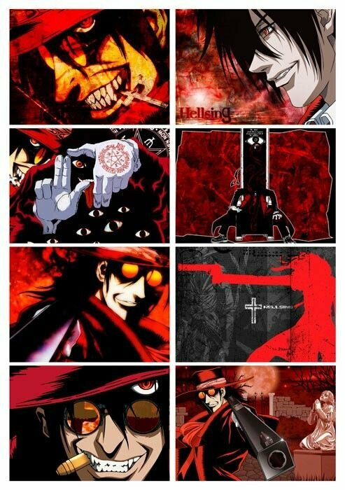 Наклейки Hellsing No.1
