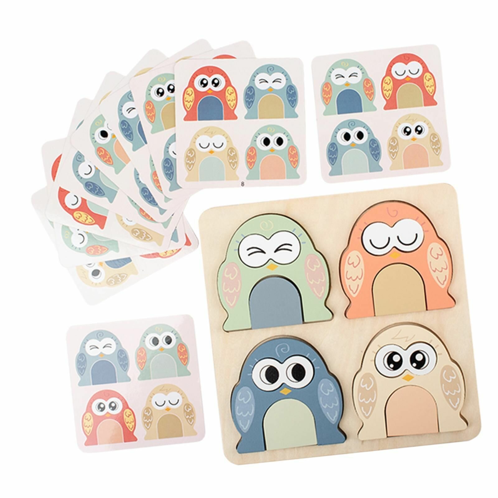 Деревянная игра на эмоции и логику для детей