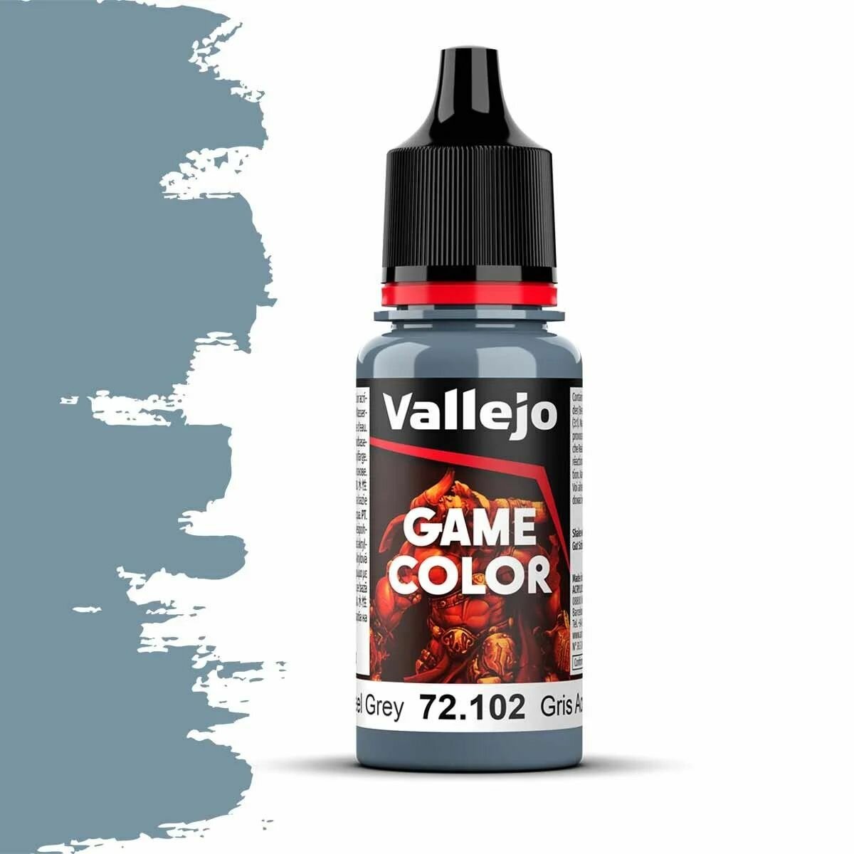 Краска для сборных моделей Vallejo серии Game Color - Steel Grey (17 мл) 72.102
