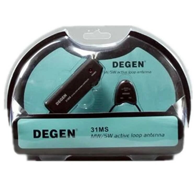 Антенна Degen DE31MS, активная, AM/FM, портативная, с магнитным стержнем, 1 шт