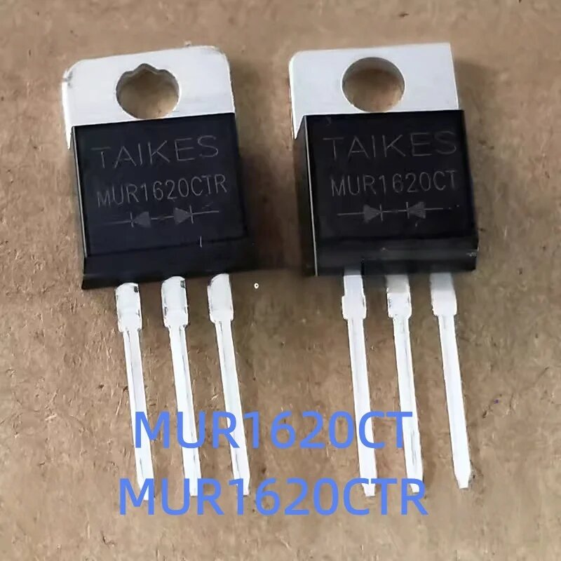 Диоды быстрого восстановления ER1602CT, MUR1620CT, MUR1620CTR, 16А, 200В, ТО-220