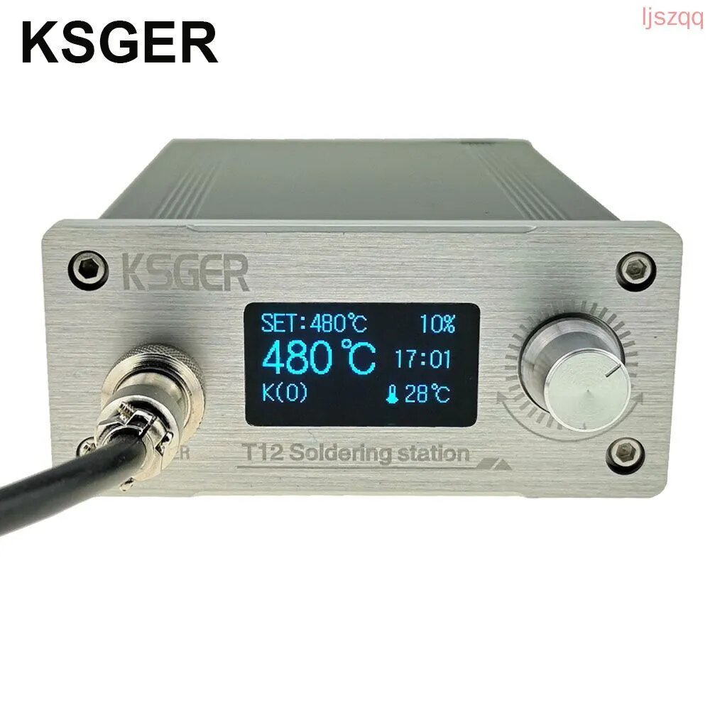 KSGER Сварочная станция T12 STM32 V2.1S Цифровой контроллер температуры OLED для электрического паяльника Hakko T12