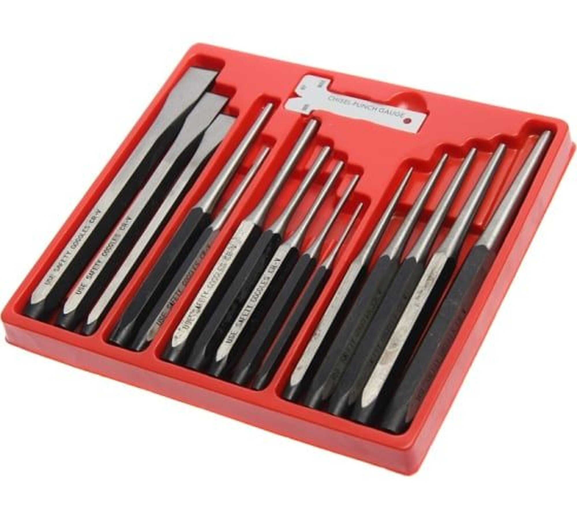 Набор инструментов зубил и выколоток в кейсе 16 предметов 1/20 JTC-7113