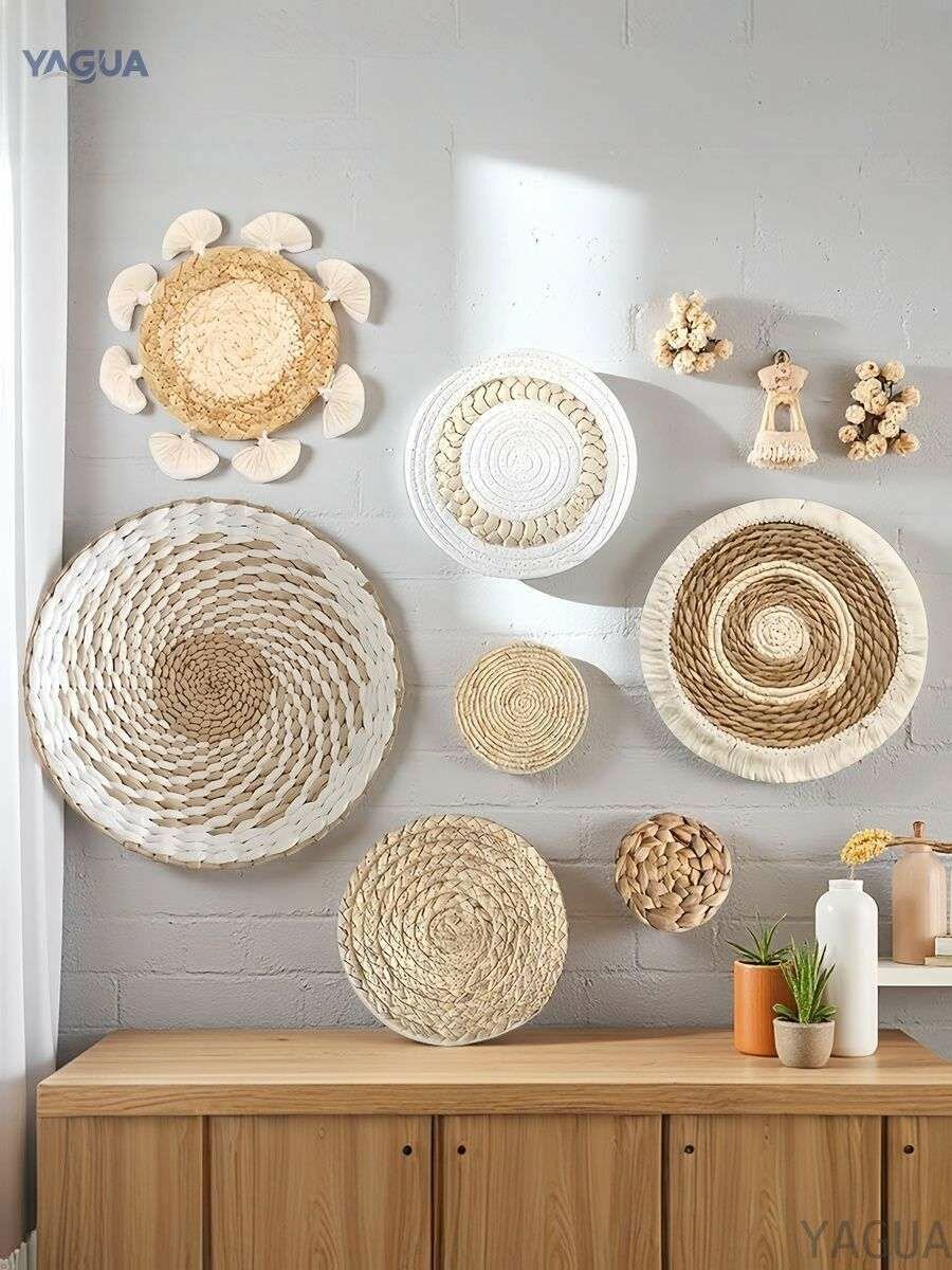Сплетено вручную декор на стену для интерьера YAGUA