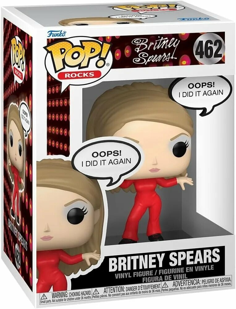 Фигурка Funko Pop! Sayings Britney Spears Oops, I Did It Again (462) 83835