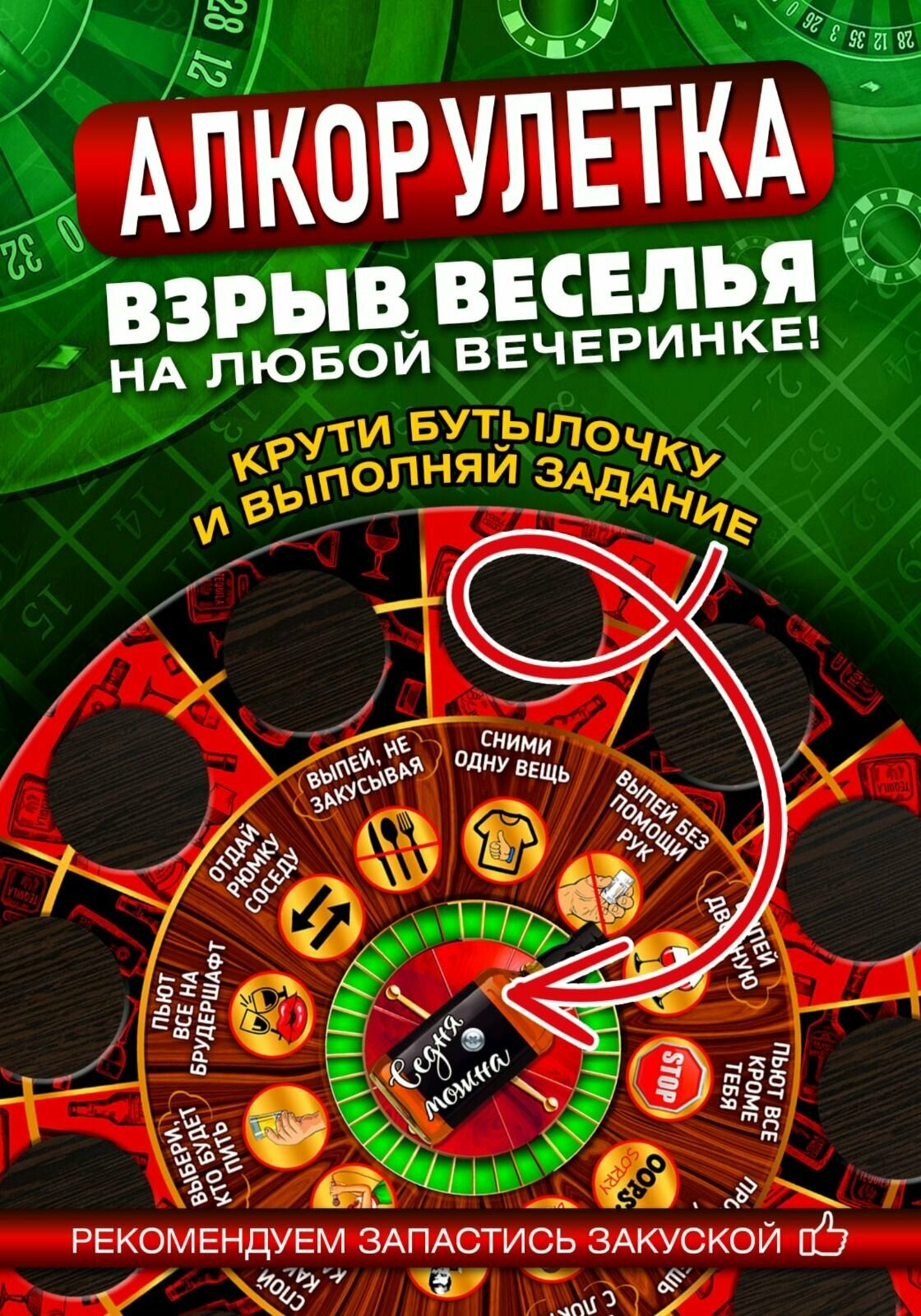 Настольная игра Алкорулетка