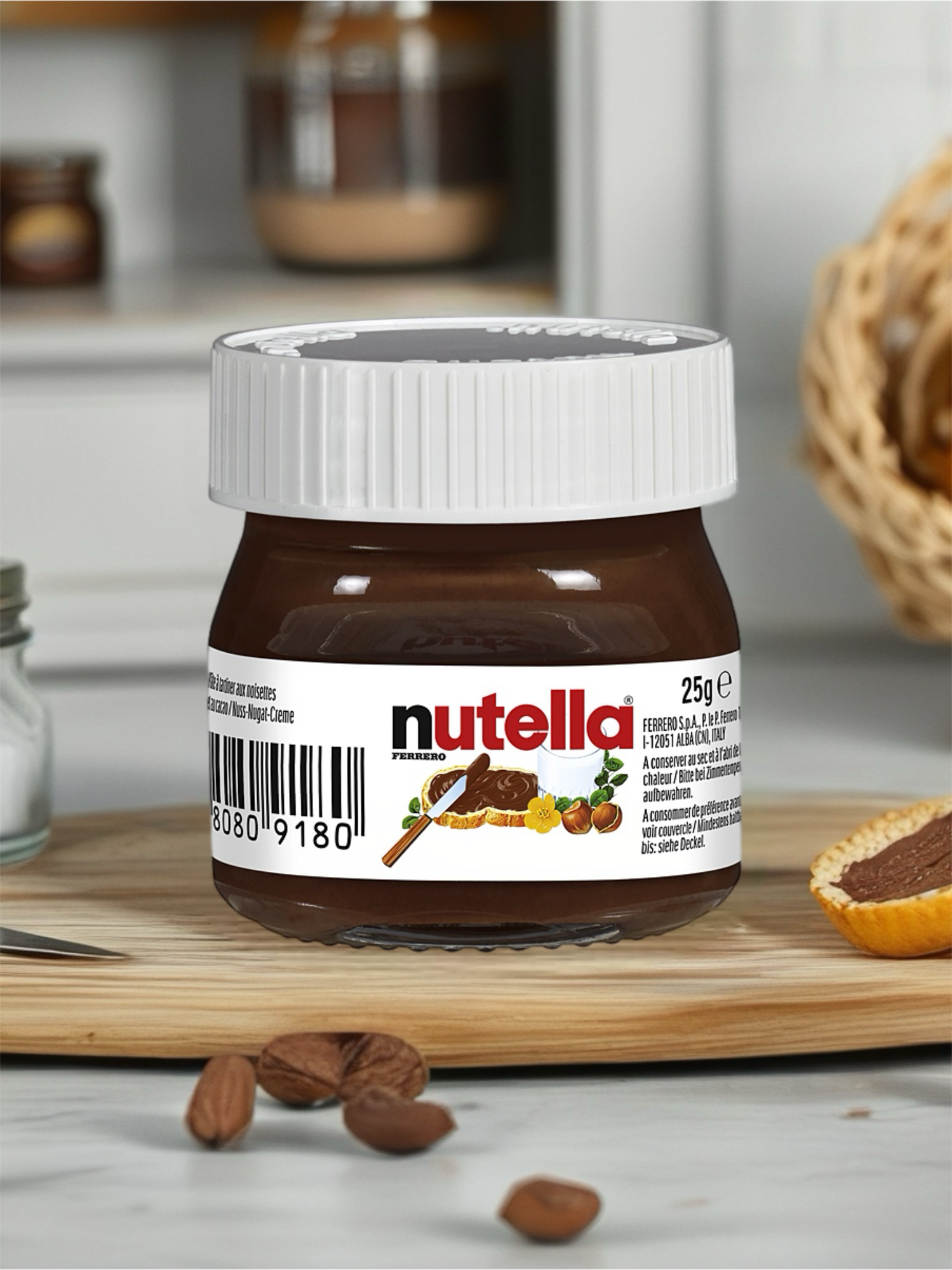 Шоколадная ореховая паста мини Ferrero Nutella Mini 25гр (Германия)