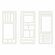 3 Piece Dots Array Notebook Templates Set Light Durability Organized For Daily U...