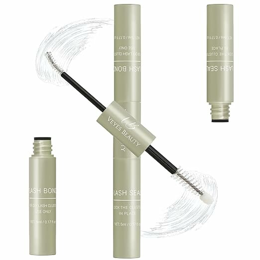 Клей для пучков ресниц 2-в-1: склеивание и герметизация, водостойкий, для наращивания ресниц, длительная и надежная фиксация, подходит для самостоятельного использования в домашних условиях.