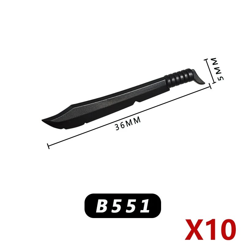 Черный меч B551, 10 шт.