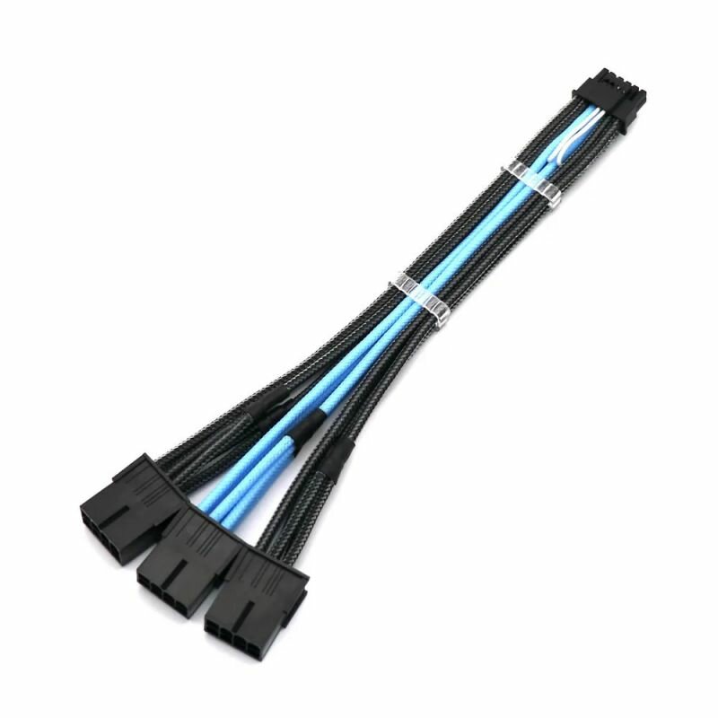 Премиальный кабель питания 12VHPWR 12+4Pin на 3 шт. PCI-E 8Pin для видеокарты, видеокарты, 16AWG PCIE 5.0, удлинительный кабель для RTX3090Ti