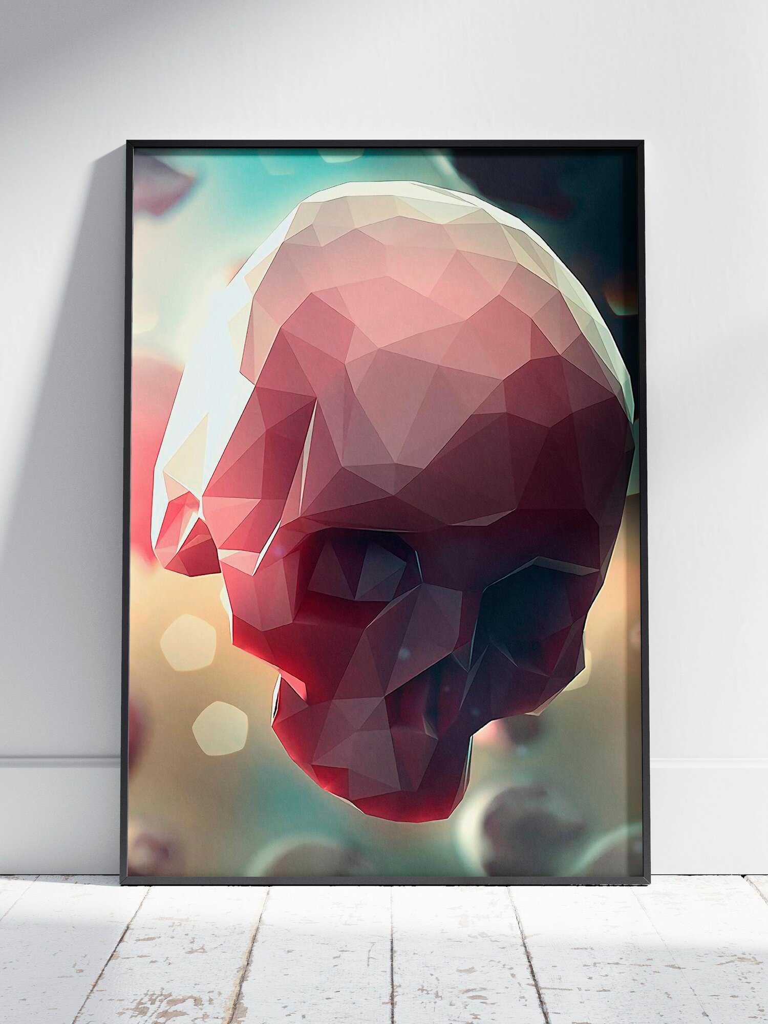 Плакат на стену для интерьера Цифровой Арт и Вапорвейв (Digital Art 4) - Постер по неону формата A4 (21x30 см)