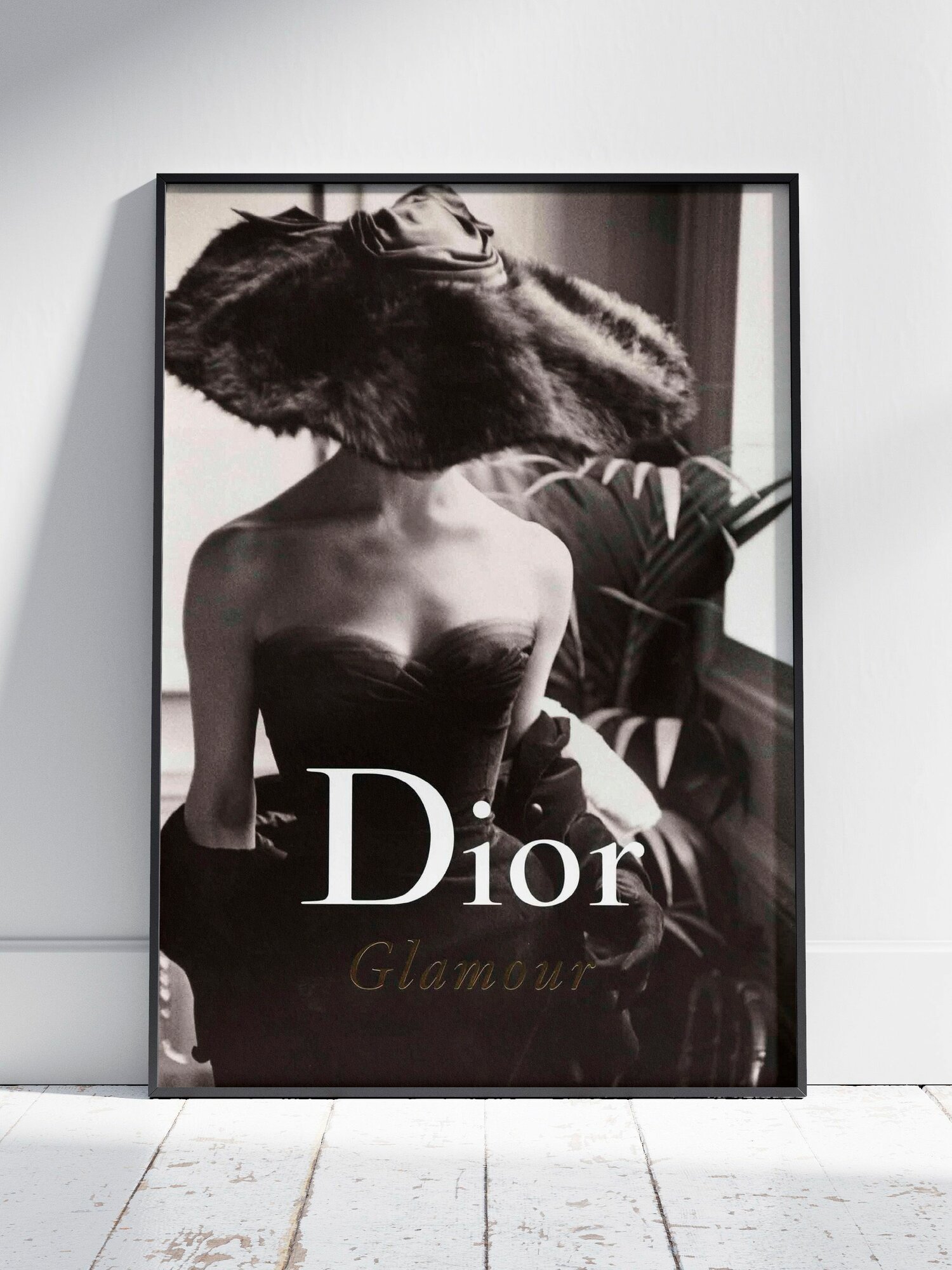 Плакат на стену для интерьера Диор (Dior 15) - Постер по модели, бренду и моде формата A4 (21x30 см)
