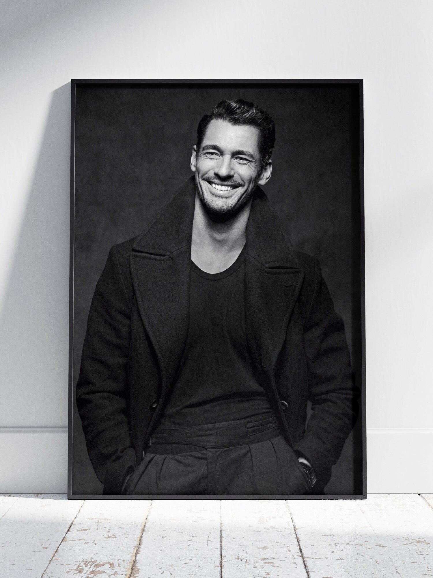 Плакат на стену для интерьера Дэвид Ганди (David Gandy 30) - Постер по модели и эстетике формата A4 (21x30 см)