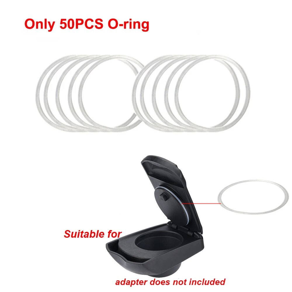 Резиновое уплотнительное кольцо для адаптера Dolce Gusto Belr-Housewares Белый, 50PCS For Lumio Ad