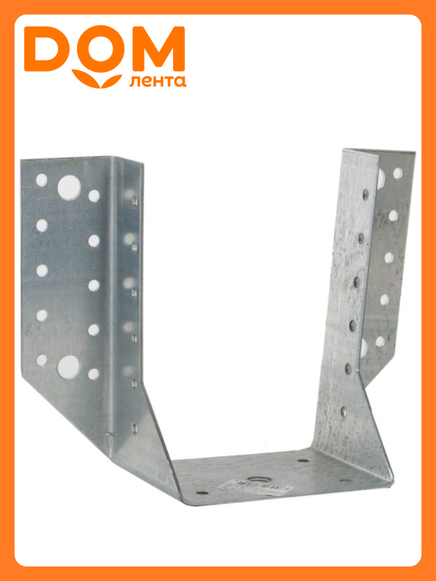 Опора бруса Tech-KREP, для бруса, оцинкованная сталь, 140x100x2 мм