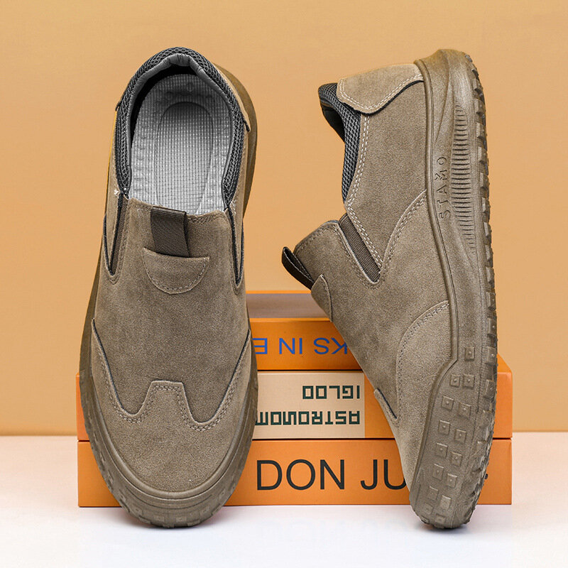 JYL Мужские кеды Для летних прогулок Дышащие Мягкая подошва Сетка/Khaki