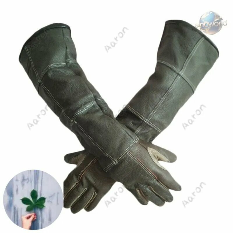 60cm Перчатки для дрессировки собак из воловьей кожи/рукава для дрессировки собак