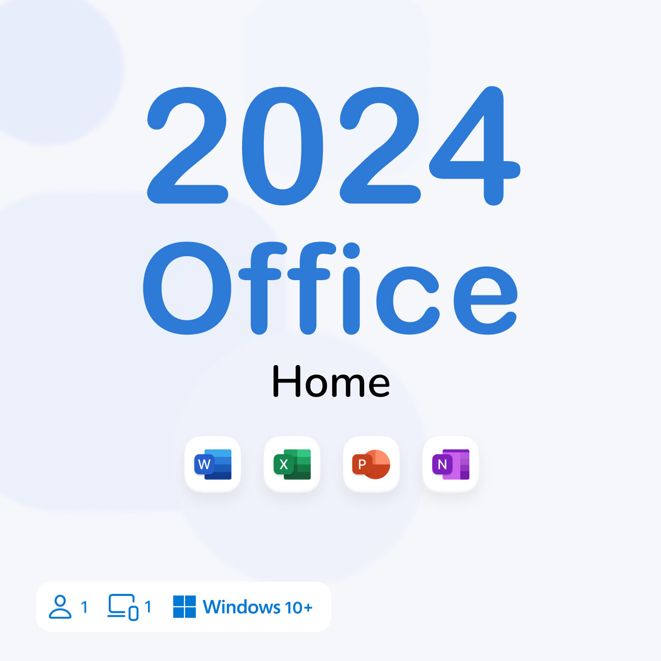 Microsoft Office Home 2024 (для дома) / для Windows, Бессрочная лицензия