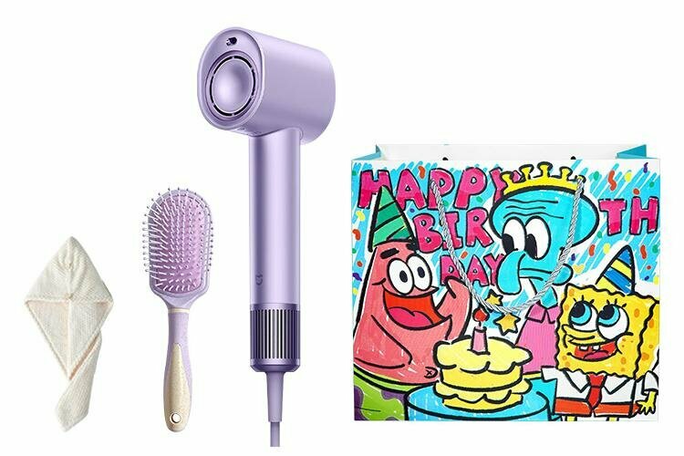 Фен унисекс Xiaomi 13371079, Star Diamond Purple Quick-Dry Style Set/Birthday Limited Edition